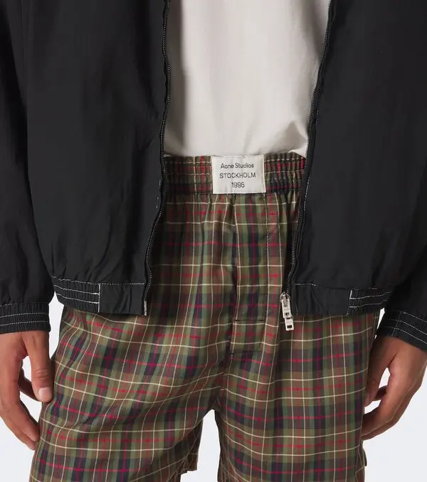 Acne Studios Plaid Shorts