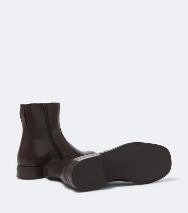LEMAIRE Leather Ankle Boots