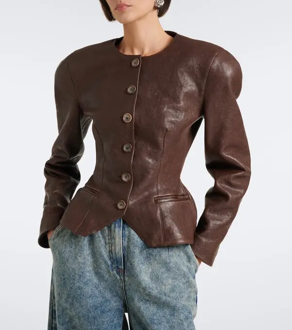 Magda Butrym Leather Jacket