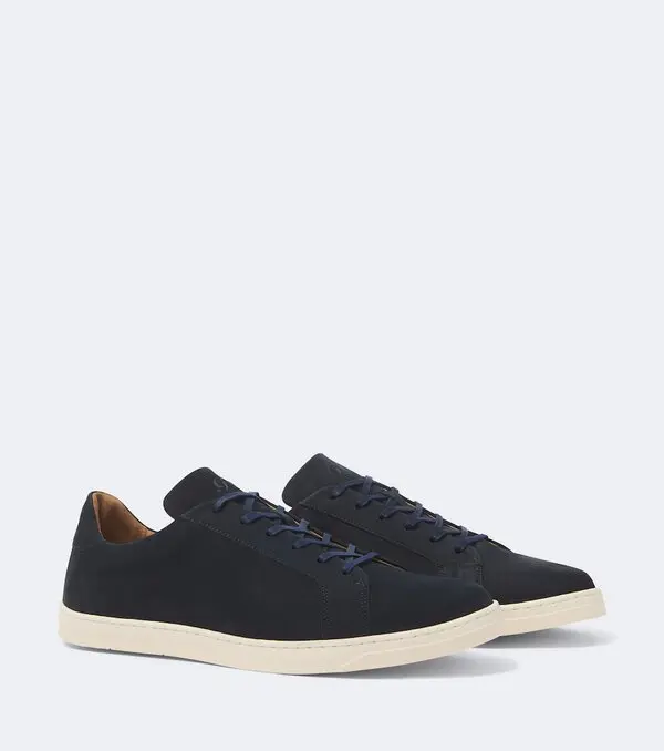 George Cleverley Jack Iii Leather Sneakers - Blue