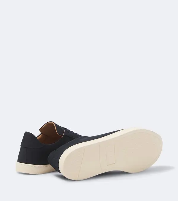 George Cleverley Jack Iii Leather Sneakers - Blue