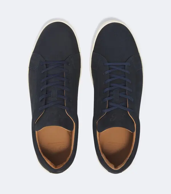 George Cleverley Jack Iii Leather Sneakers - Blue