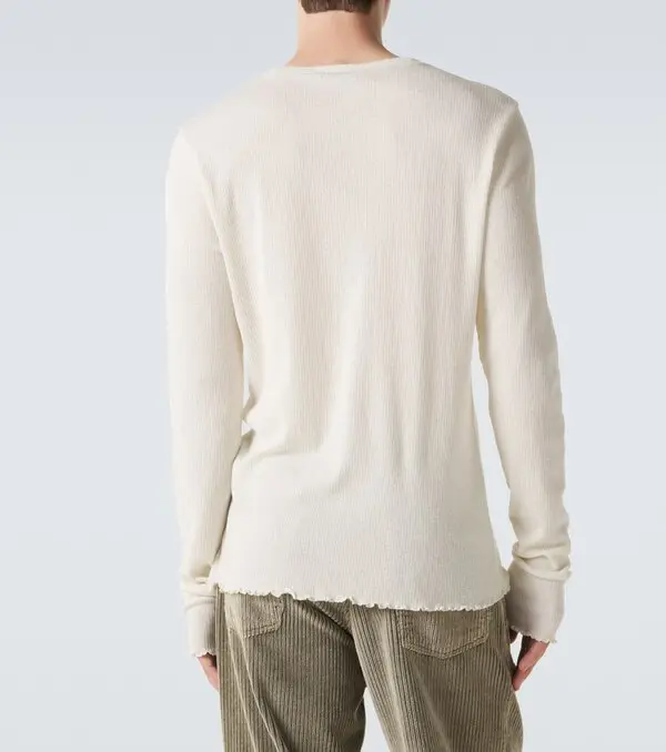 Our Legacy Elongated Ribbed-knit Top