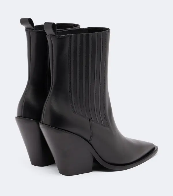 SOULIERS MARTINEZ Vegas Leather Ankle Boots
