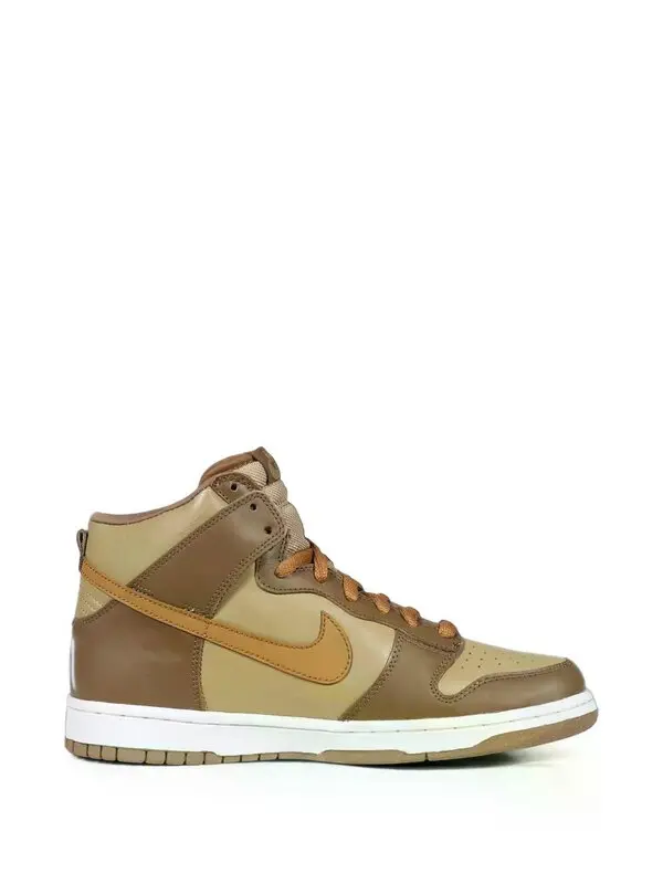 SWJP X Nike Dunk High Stencil-print Sneakers