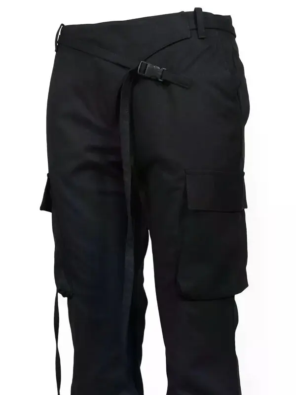 BOHEMSEO Strap-detail Buckled Cargo Pants