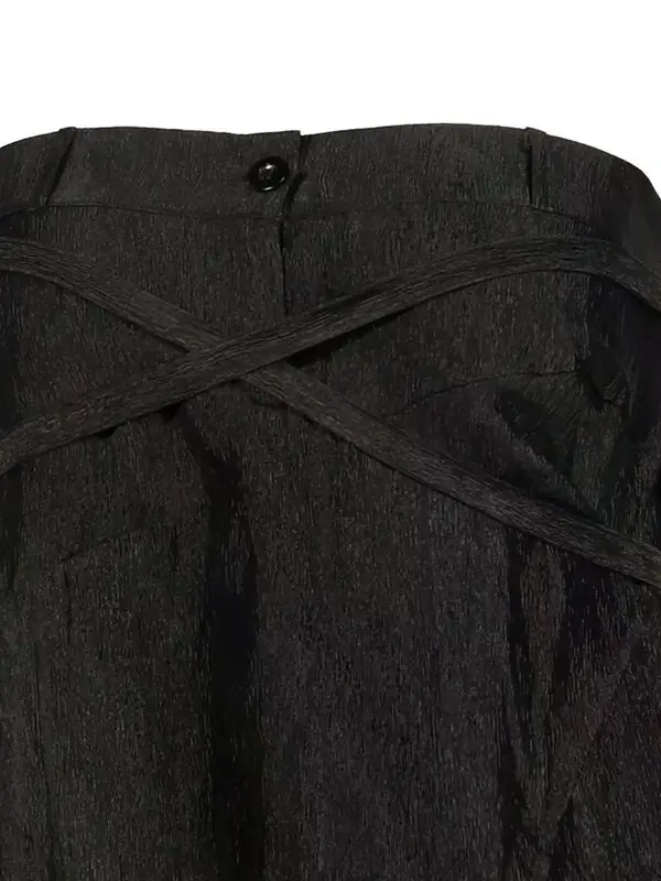 BOHEMSEO Draped Asymmetric Mini Dress