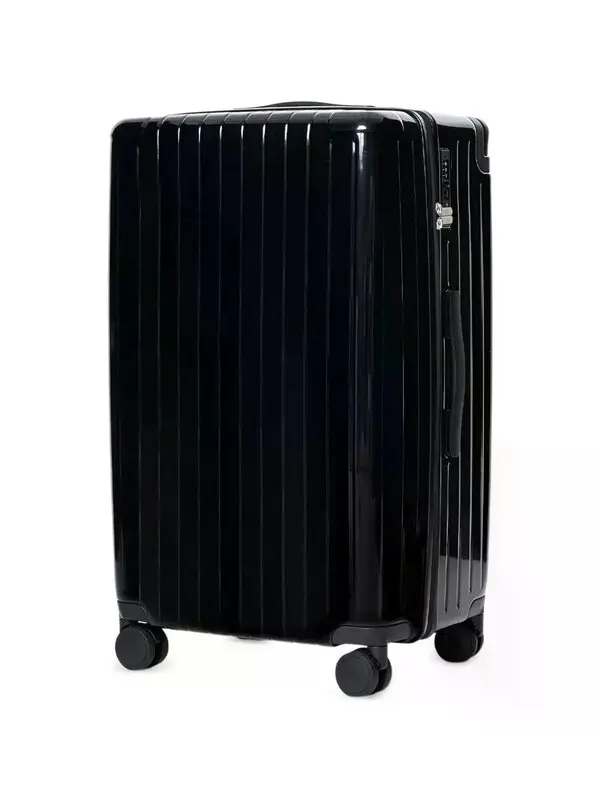 LUFLY Ribbed Suitcase - Black