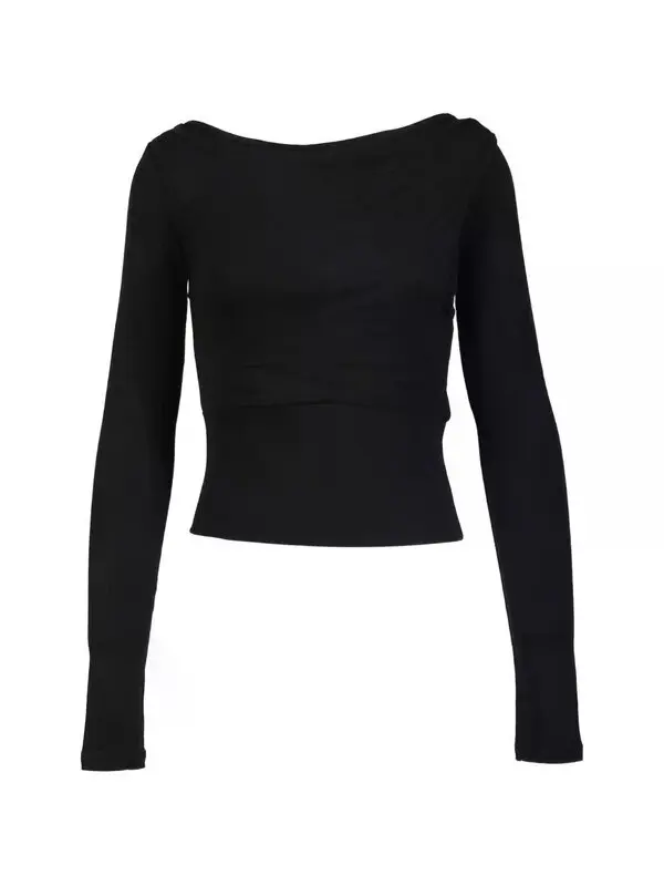 BOHEMSEO Twisted Ribbed Blouse