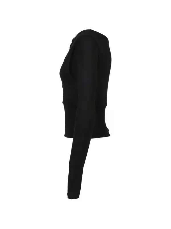BOHEMSEO Twisted Ribbed Blouse