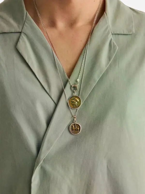 OBSIDIAN Taras Alto Coin-pendant Necklace