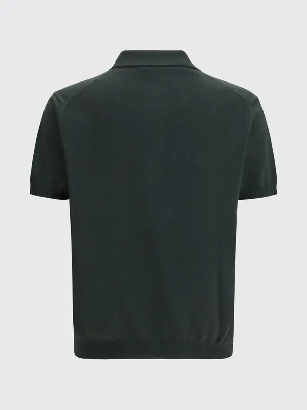 TOM FORD Cotton And Silk Knit Polo Shirt