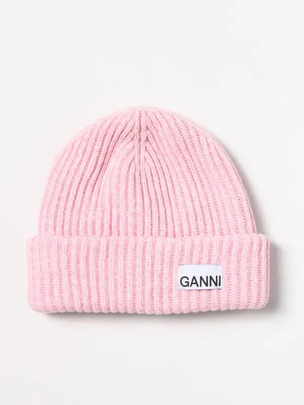 GANNI Beanie - Pink
