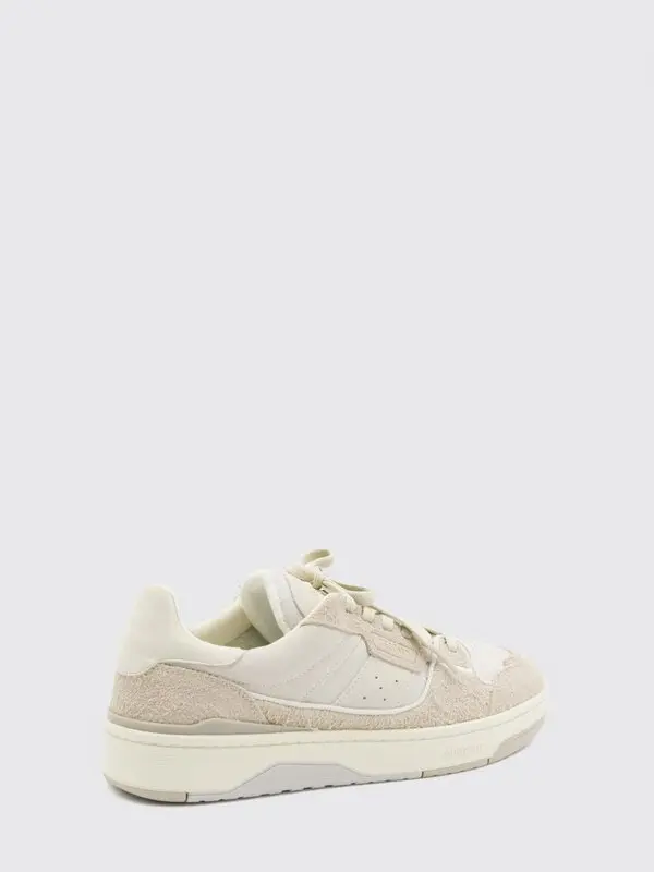 Axel Arigato Clay Low Top Leather And Suede Sneakers With Mesh Inserts