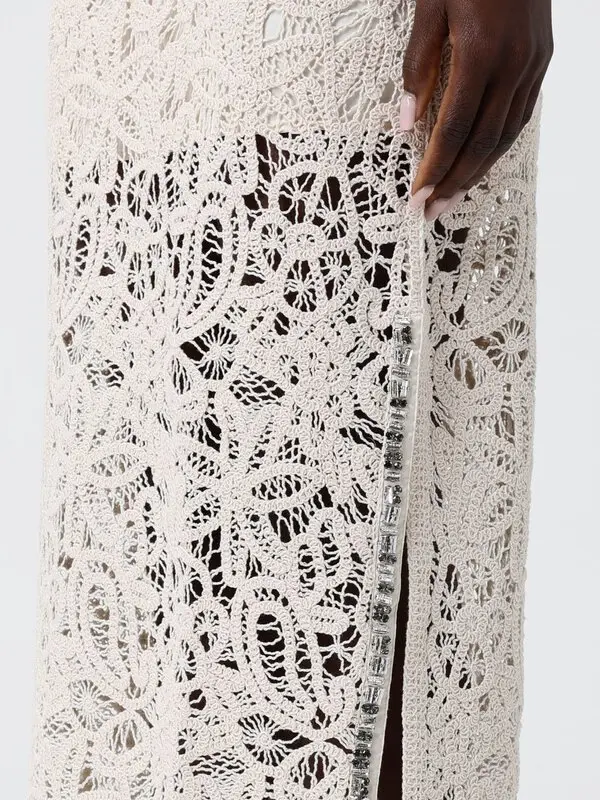 Liu Jo Macramé Midi Skirt