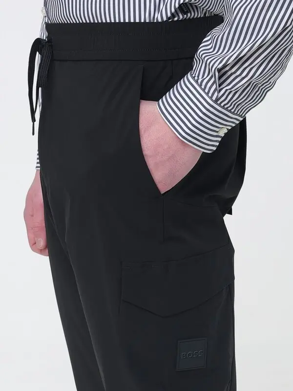 BOSS Stretch Poplin Cargo Trousers