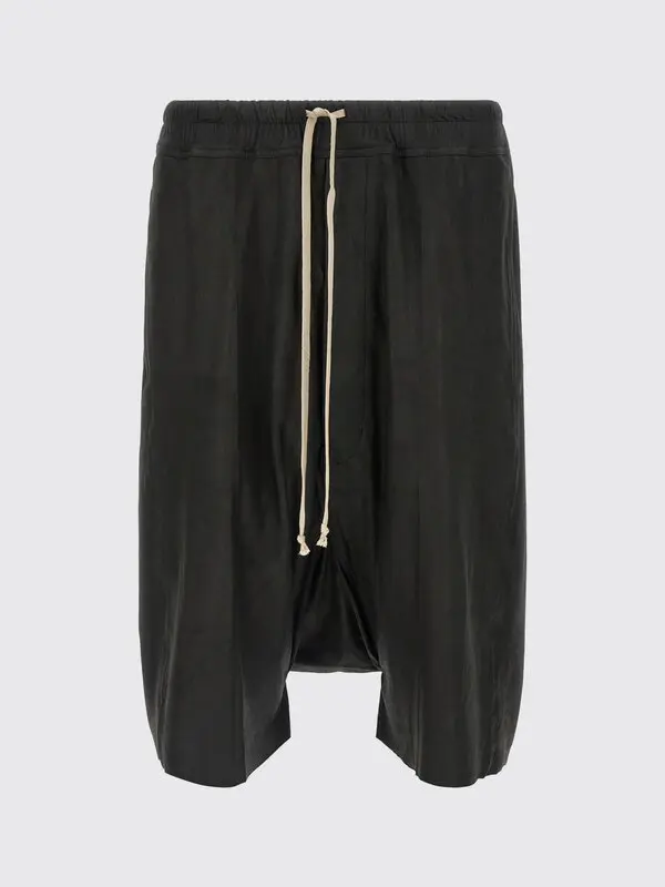 Rick Owens Leather Jogging Shorts