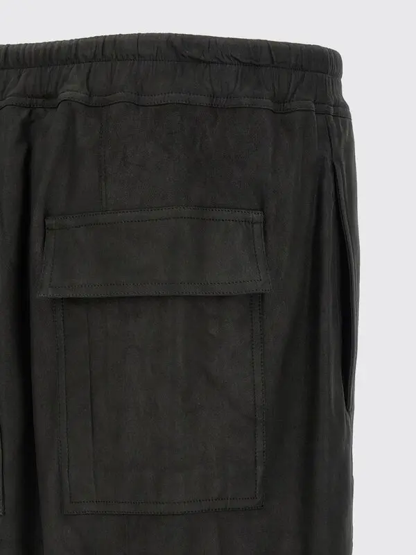 Rick Owens Leather Jogging Shorts