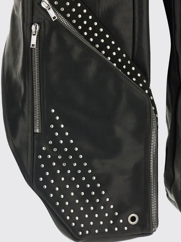 Rick Owens Leather Vest With Glasses