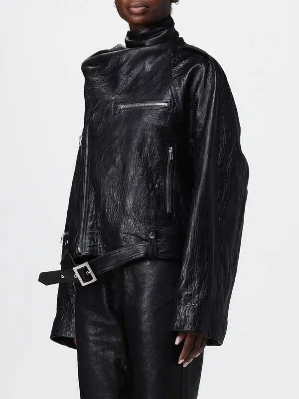 Rick Owens Leather Biker Jacket