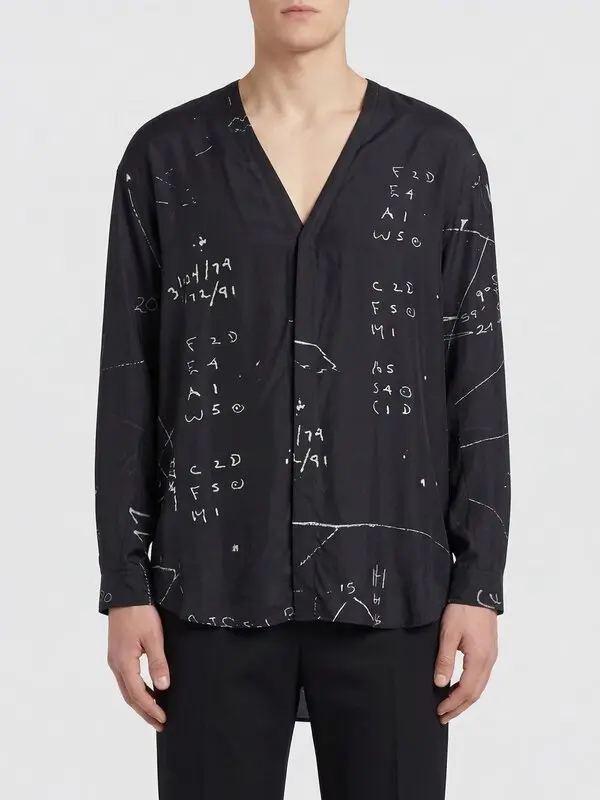 Rick Owens Printed Cotton Blend Shirt