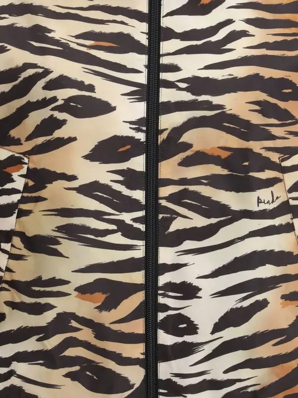 Pinko Animal Print Nylon Jacket