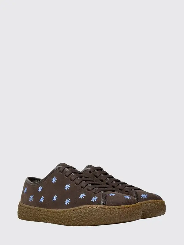 Camper Embroidered Low Top Trainers