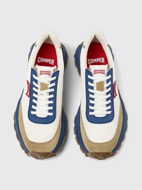 Camper Drift Trail Recycled Fabric And Suede Sneakers