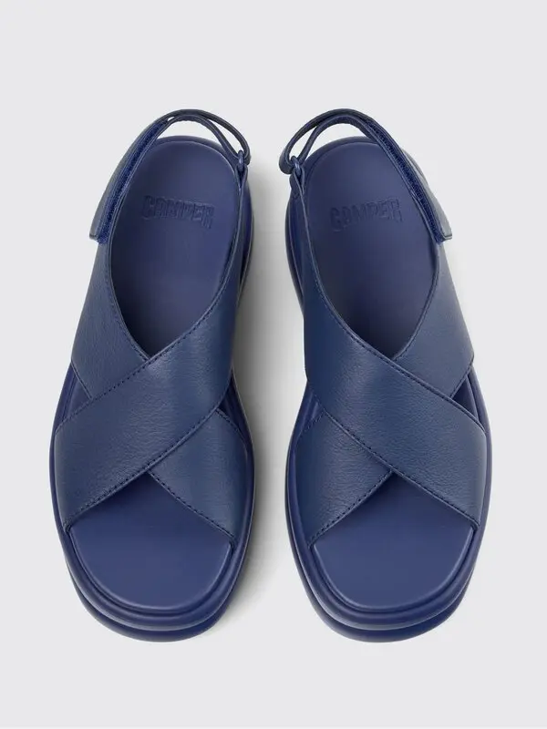 Camper Pelotas Flota Up Leather Sandals
