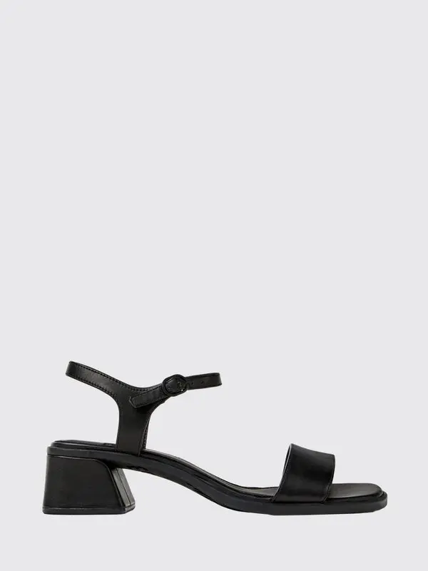 Camper Kora Leather Sandals - Black