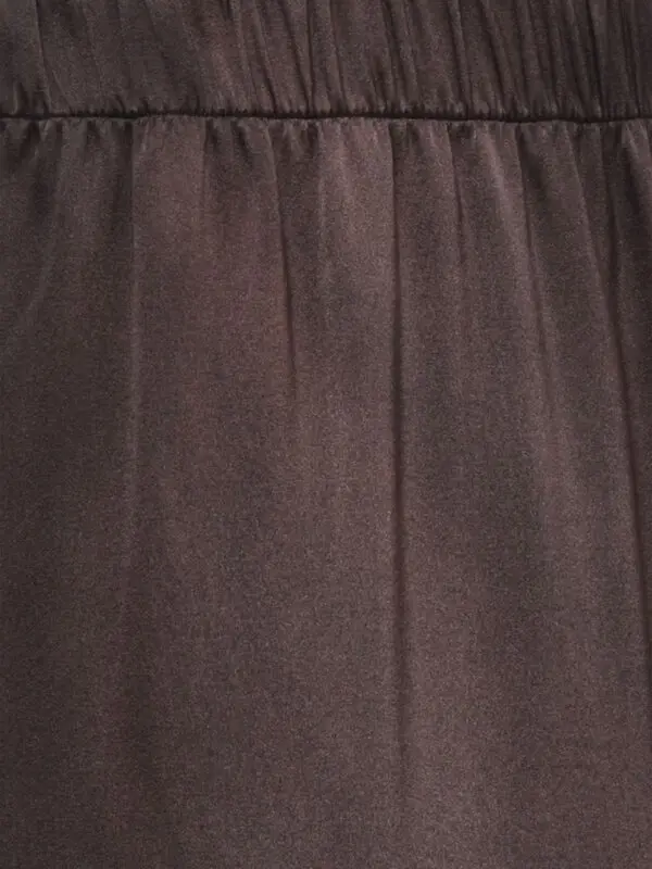 Avant Toi High-waisted Stretch-silk Palazzo Trousers