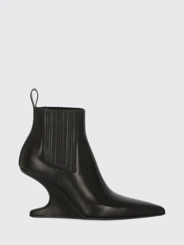 Rick Owens Wedge Heel Ankle Boots
