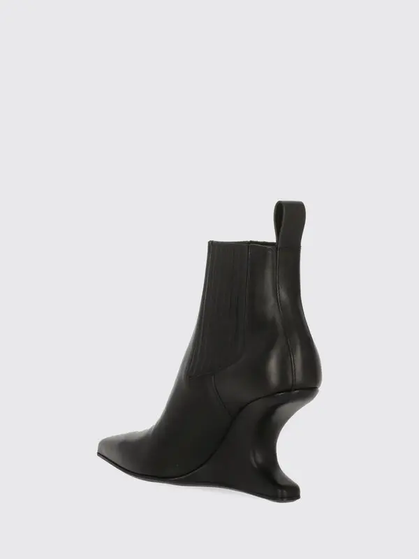 Rick Owens Wedge Heel Ankle Boots