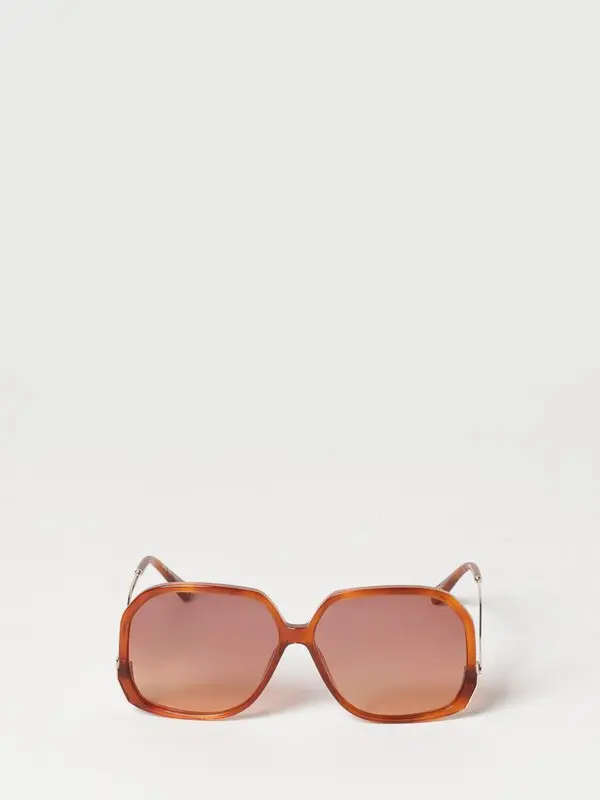 Chloé Cat-eye Butterfly Sunglasses In Acetate With Gradient Lenses - Brown