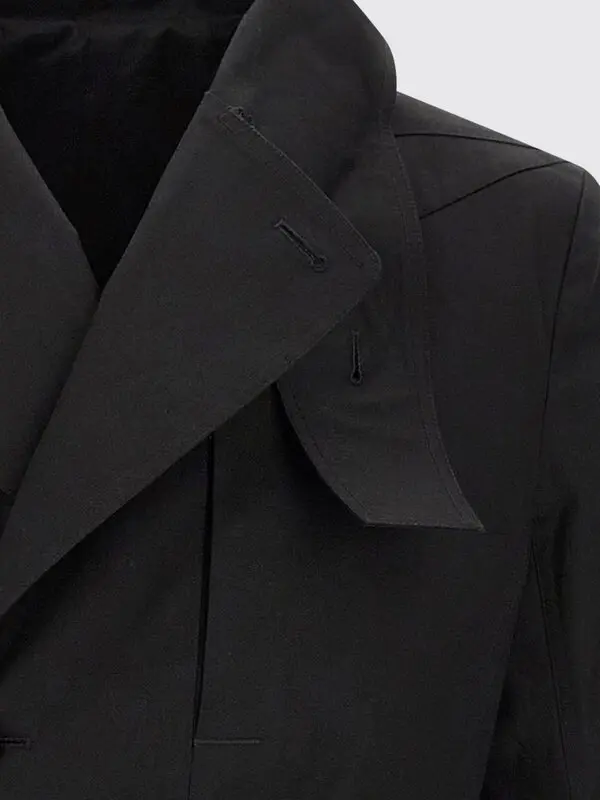 Rick Owens Double-breasted Knee-length Stretch-cotton Trench Coat With Belt