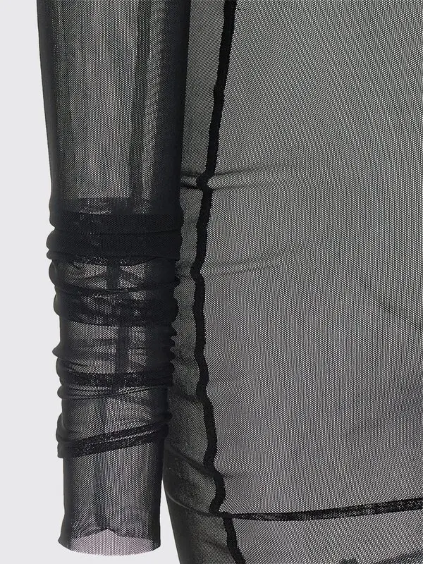 Rick Owens Long-sleeved A-line Jersey Gown With Train