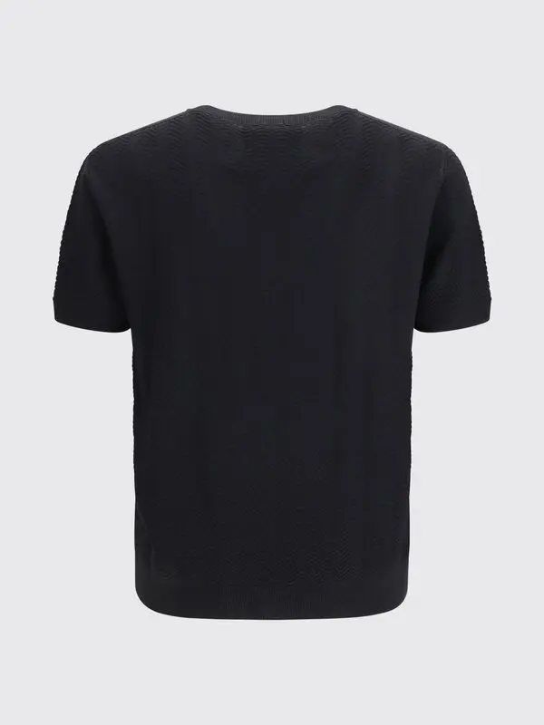 Giorgio Armani Cotton Blend Crew Neck Sweater