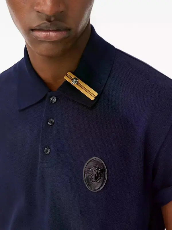 Versace Cotton Piqué Polo