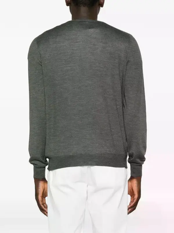 BARBA NAPOLI Crew-neck Long-sleeve Sweater