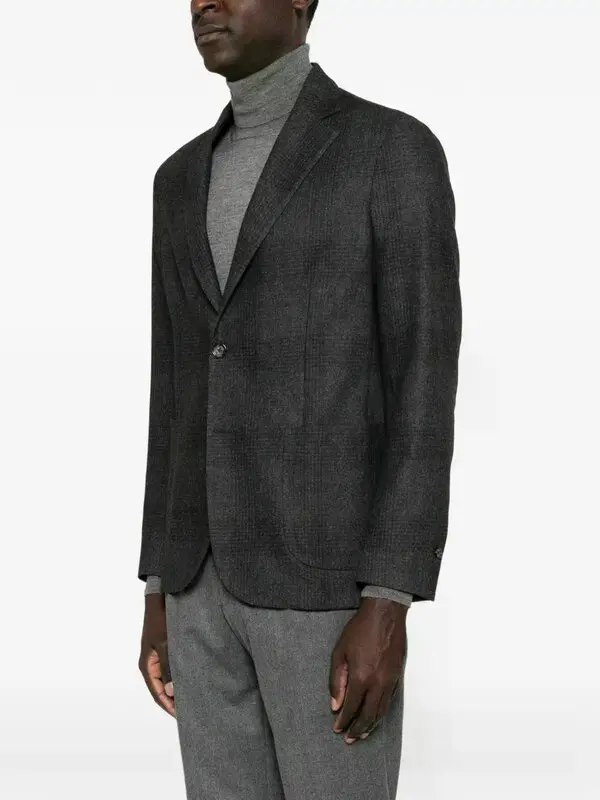 BARBA NAPOLI Checked Blazer