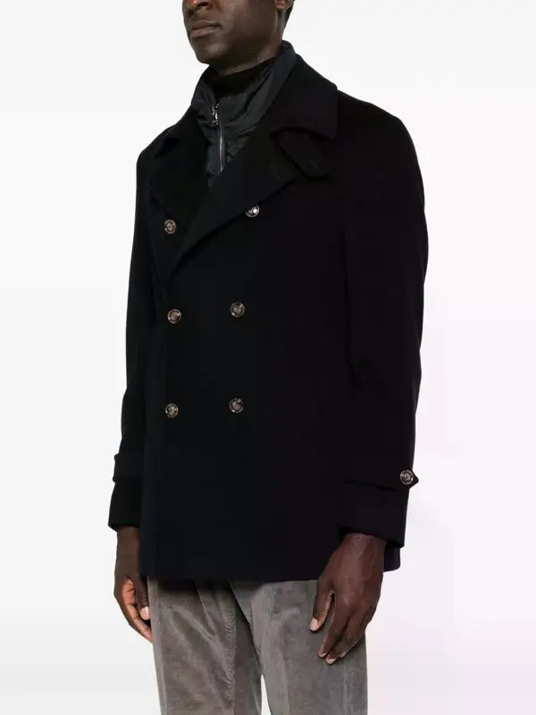 BARBA NAPOLI Double-breasted Peacoat