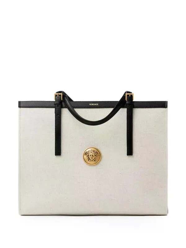 Versace Rivière Large Canvas Tote