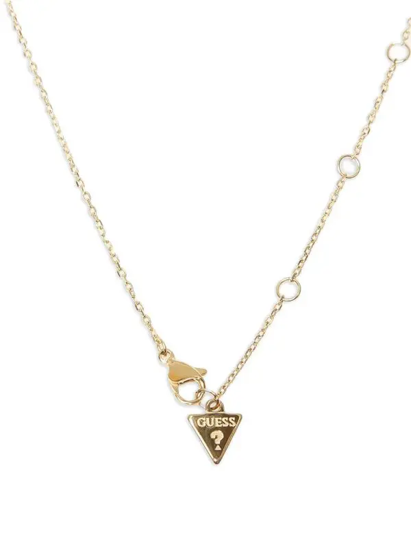 Guess Crystal-embellished Heart Necklace