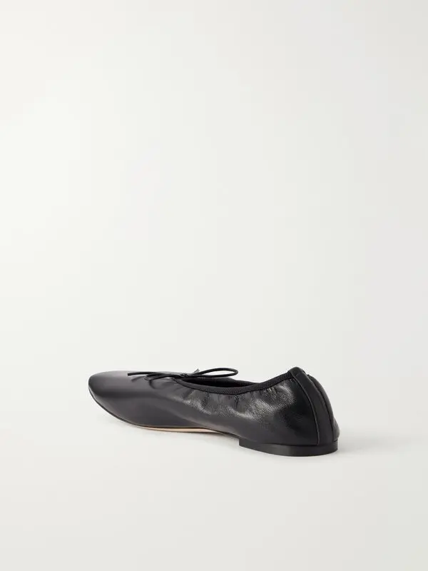 JAMIE HALLER High Vamp Leather Ballet Flats