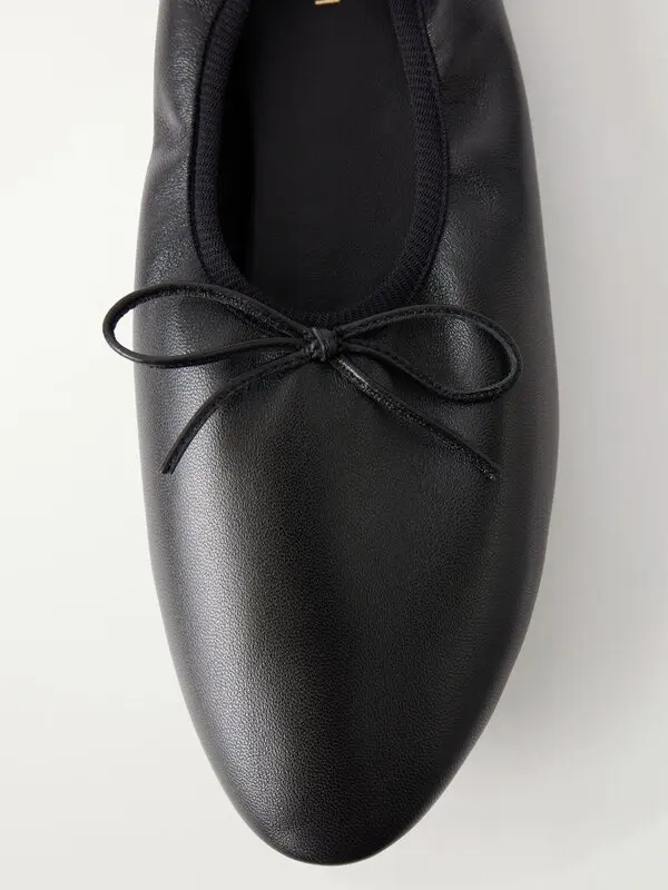 JAMIE HALLER High Vamp Leather Ballet Flats
