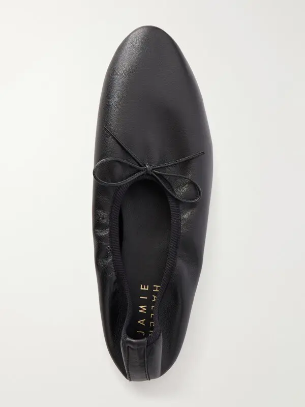 JAMIE HALLER High Vamp Leather Ballet Flats