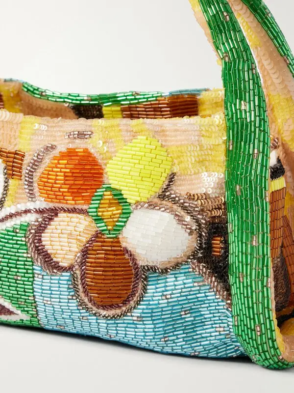 ALEMAIS Limelight Beaded Mini Shoulder Bag