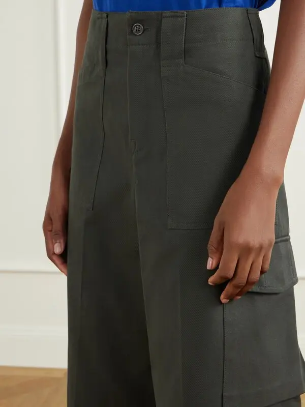 RIER Garment-dyed Cotton-twill Shorts