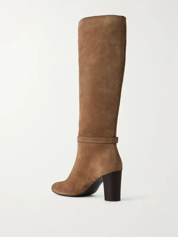 Tory Burch Roomy 70 Suede Knee Boots