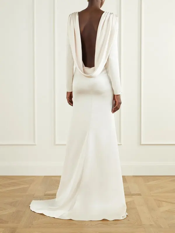 ILKYAZ OZEL Isthar Satin Gown
